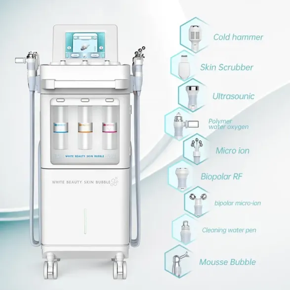 High pressure aqua peeling skin tightening hydro facial machine