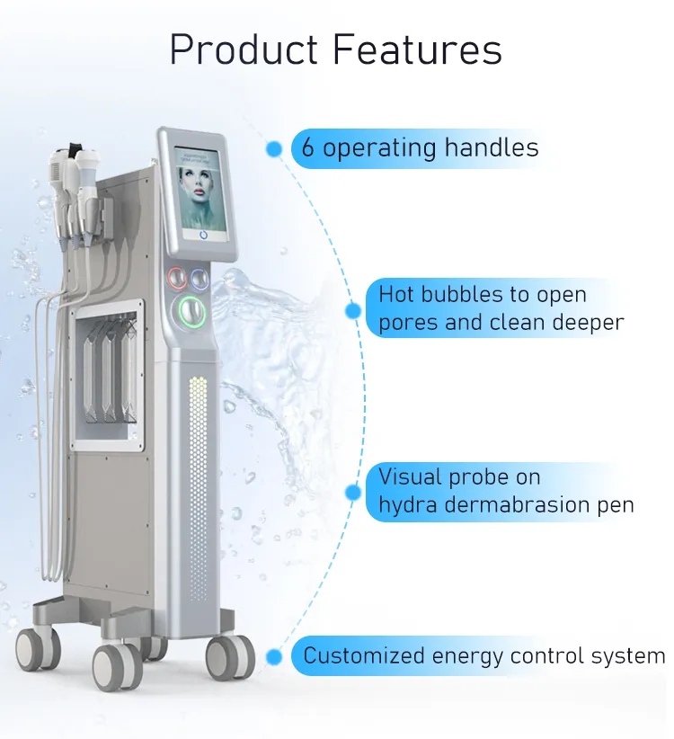 Multifunctional Oxygen Water Hydra Dermabrasion Face Device