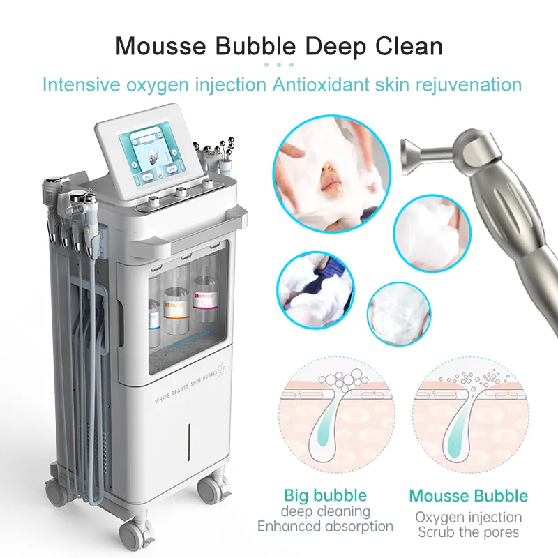 High pressure aqua peeling skin tightening hydro facial machine