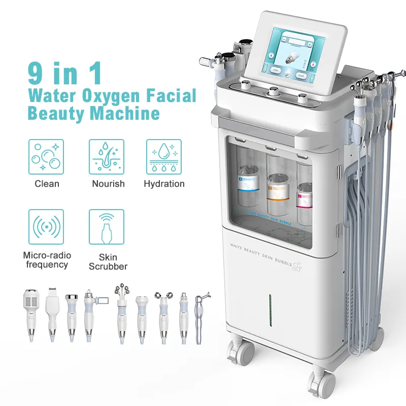 High pressure aqua peeling skin tightening hydro facial machine