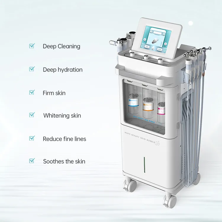 High pressure aqua peeling skin tightening hydro facial machine
