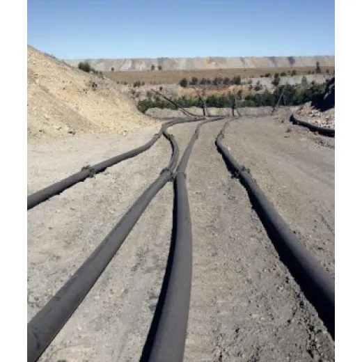 UHMWPE mine tailing discharge pipe