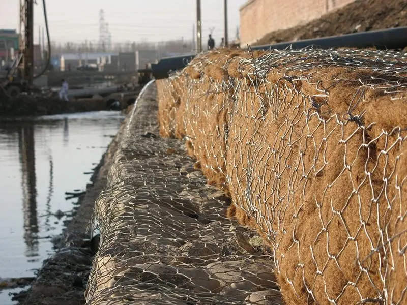 Gabion net slope protection river protection