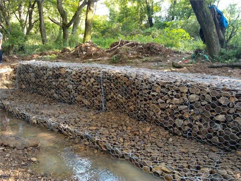 Gabion net slope protection river protection