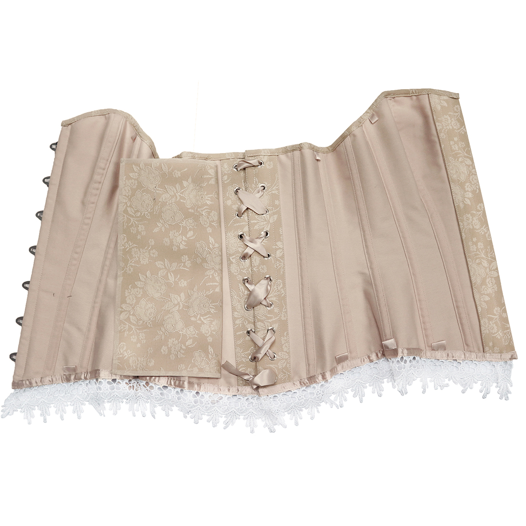 Dusty Pink Victorian Inspired Overbust Corset