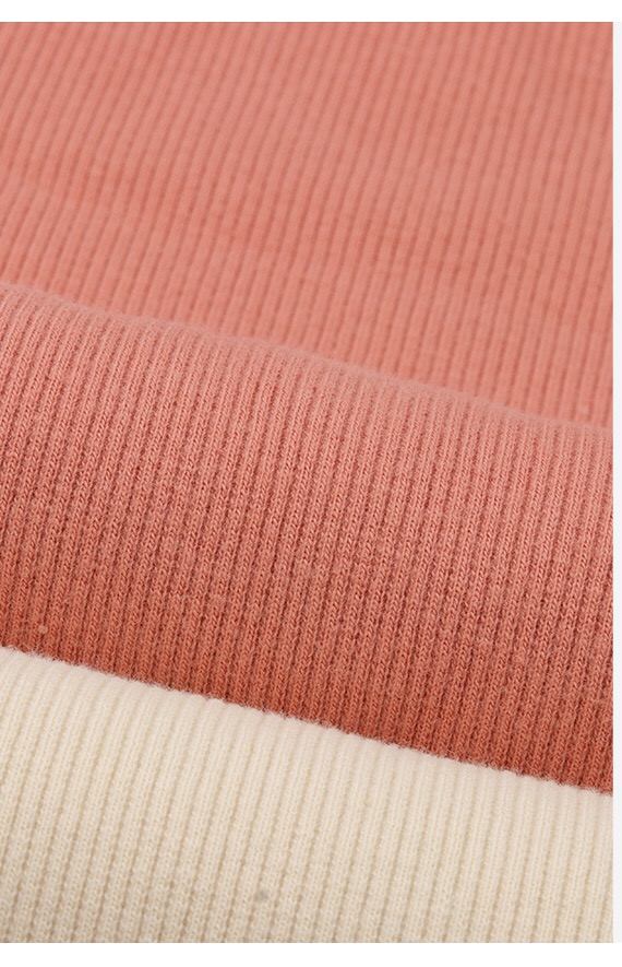 Knitted Cotton Ribbed Fabrics for Slim Fit Dress
