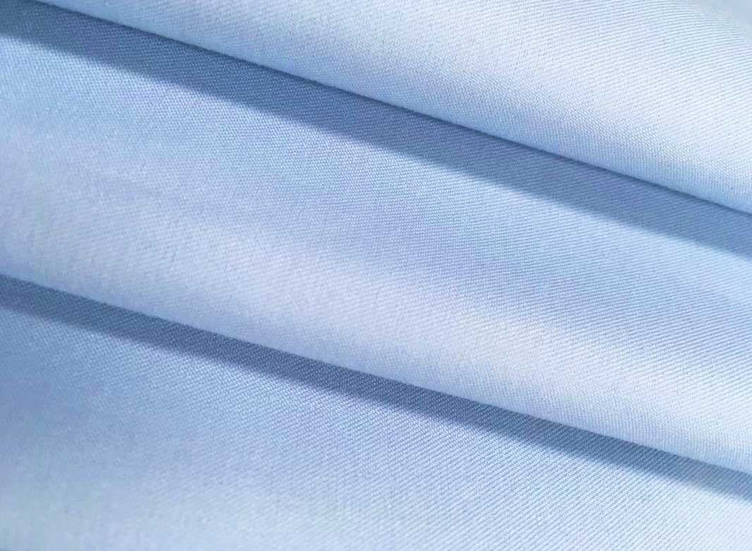 Natural Breathable Woven Bamboo Twill Fabric