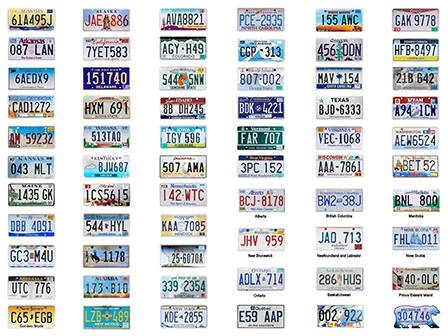 North American USA Canadian license plate recognition ANPR Camera