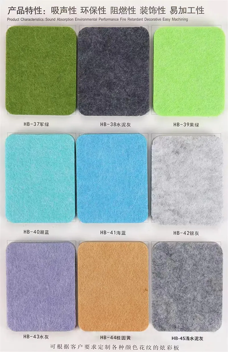 Company Acoustic Felt Panels case display