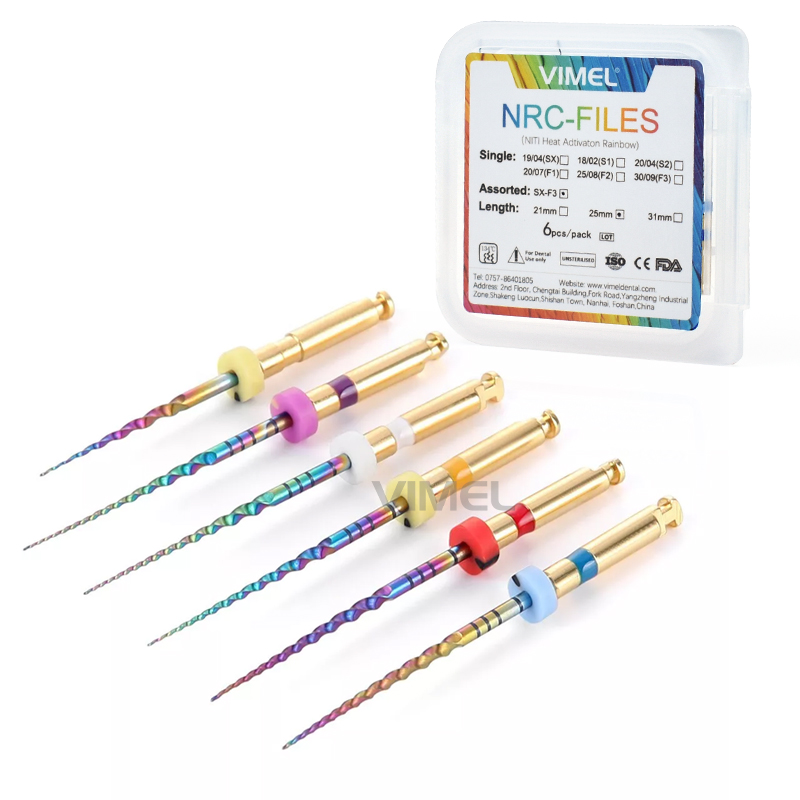 Vimel Dental Rainbow Color NITI Endo Files