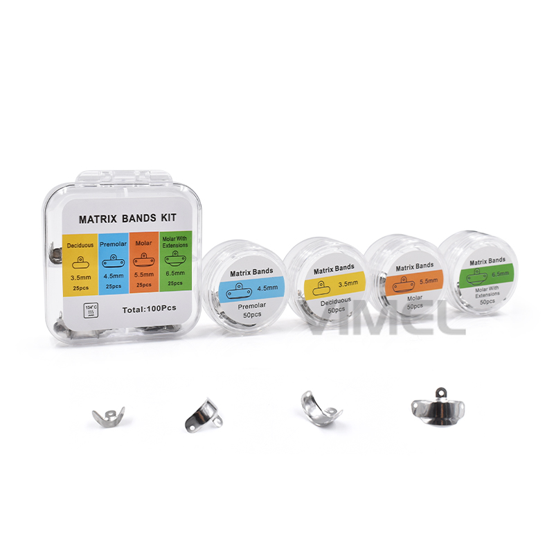 50pcs/100pcs Dental Matrix Bands Kit