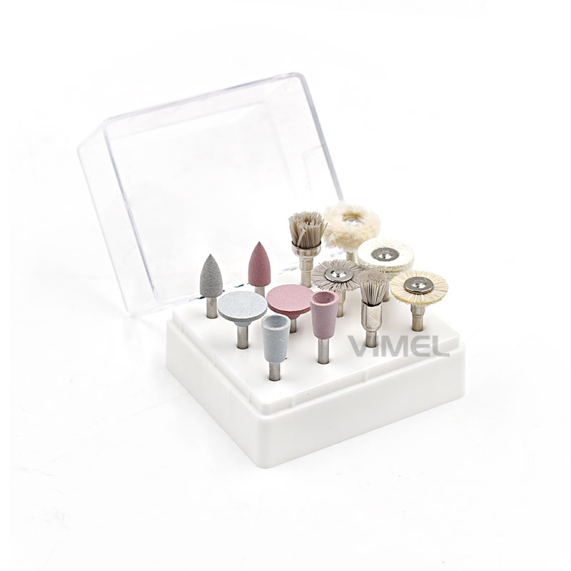 12pcs Dental Lab Polishing Kit