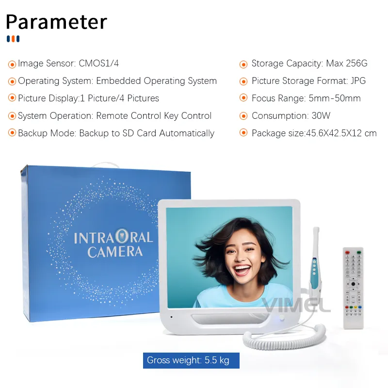 VGA 8 Million Pixels Dental Intraoral Camera