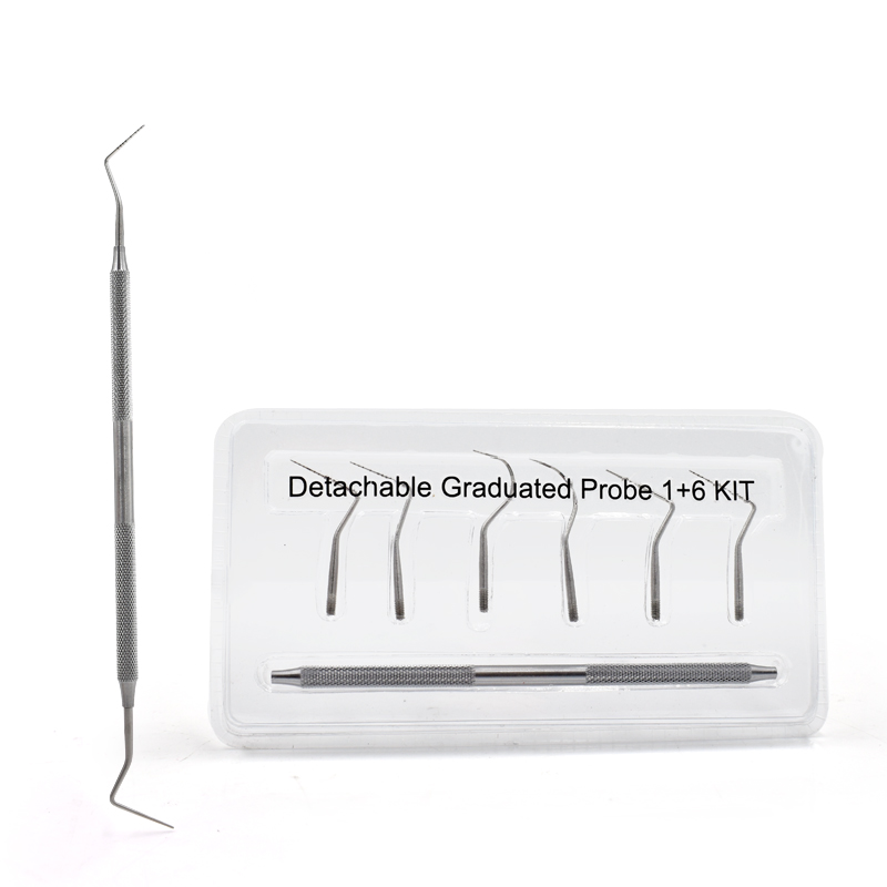Detachable Graduated Dental Probe 1+6 Kit