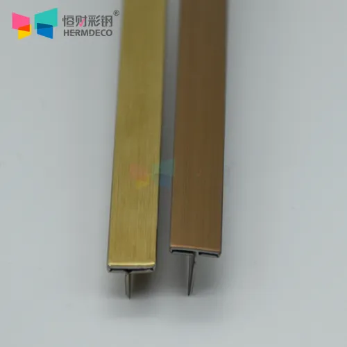 Color Stainless Steel Tile Trim Edge