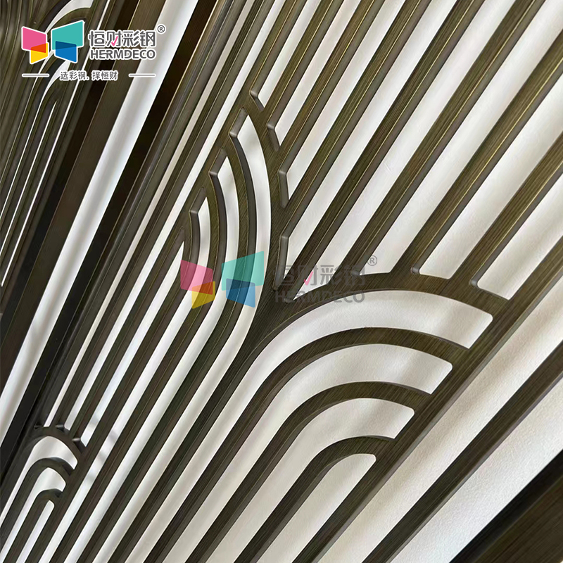 Bronze color Stainless Steel Screen Partition