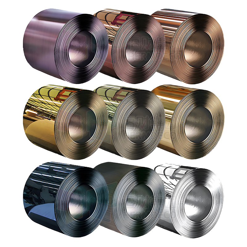 Factory direct sales of color cold-rolled stainless steel coils