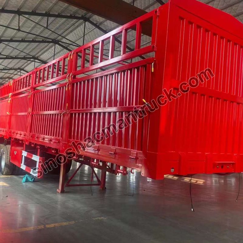 SHACMAN 3 Axle Stake trailer