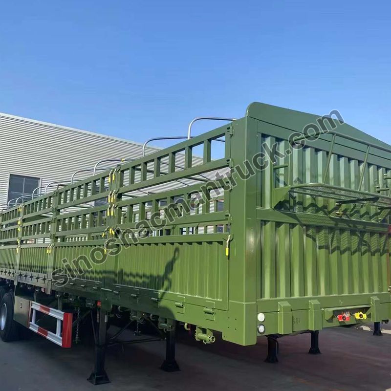 SHACMAN 3 Axle Stake trailer