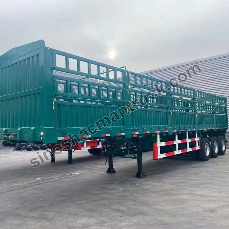 SHACMAN 3 Axle Stake trailer