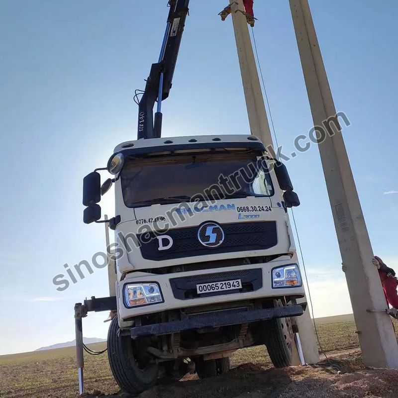 SHACMAN L3000 4X2 Boom Truck