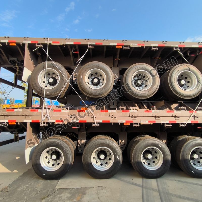 SHACMAN 4 Axle Flatbed Trailer