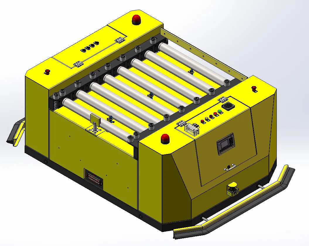 双向背负辊筒式AGV(型号:JTC-003)