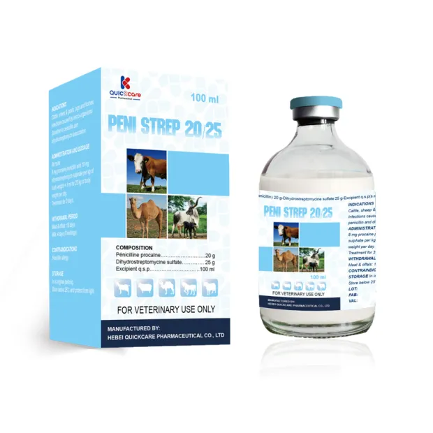 PENICILLIN G PROCAINE + DIHYDROSTREPTOMYCIN SULFATE 20:25