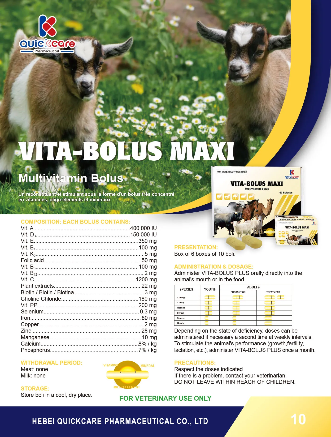 MULTIVITAMIN BOLUS MAX BY QUICKCARE