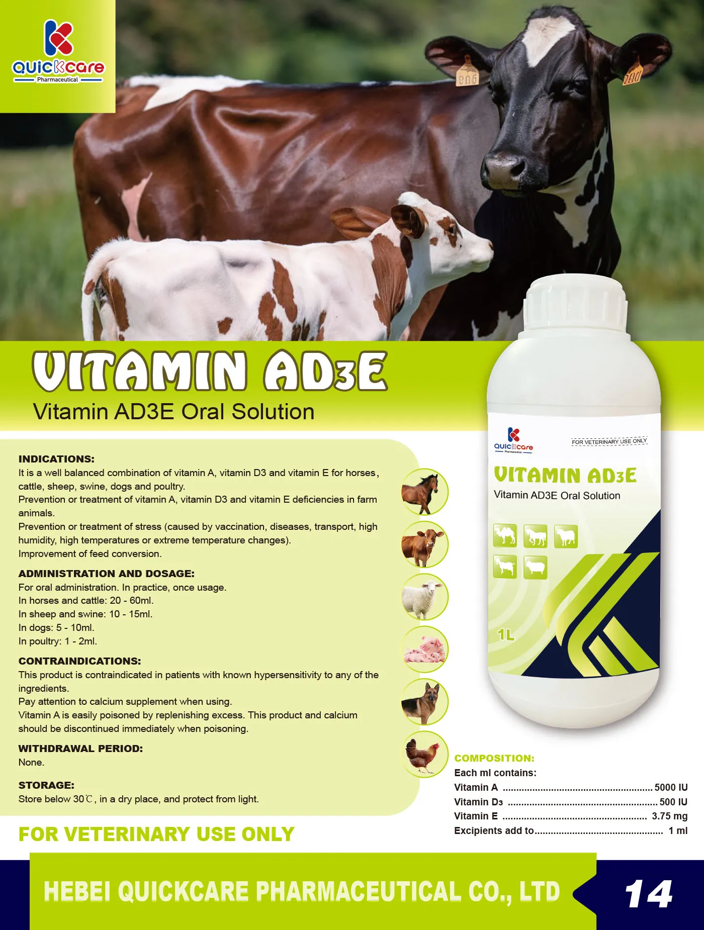 VITAMIN AD3E ORAL SOLUTION