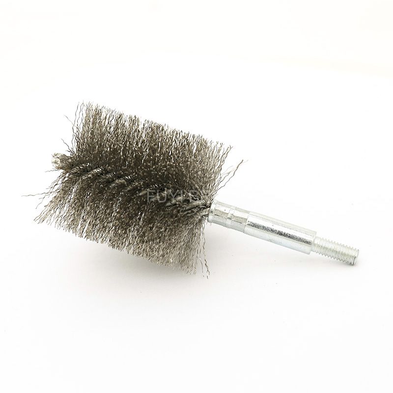 Twisted wire brush