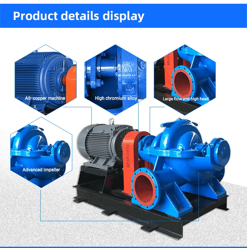 double suction centrifugal pump,double centrifugal pump,Double suction pump