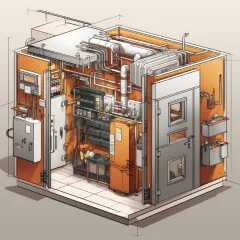 E HOUSE (Prefabricated Electrical Room)