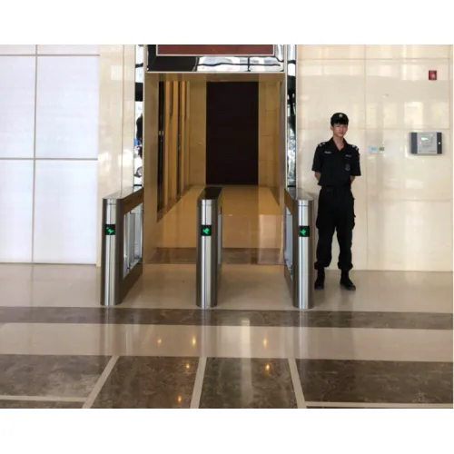Swipe Card Access Control Swing Turnstile Gate