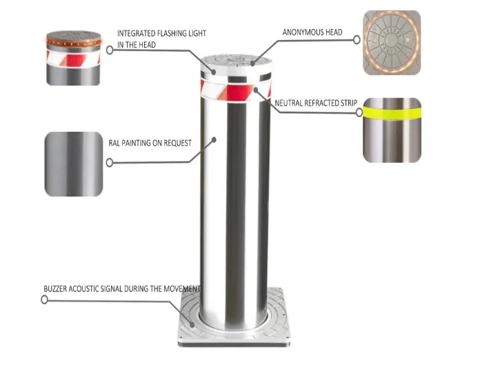 Parking Bollard Automatic Hydraulic Rising Bollard