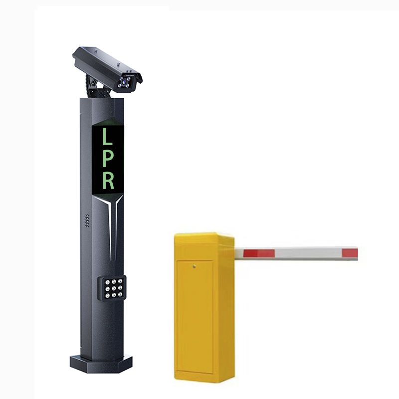 What are the main components of the parking lot system