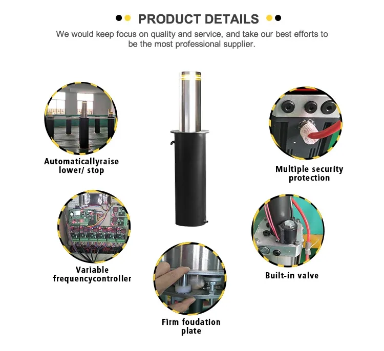 Hydraulic Bollard automatic rising bollards