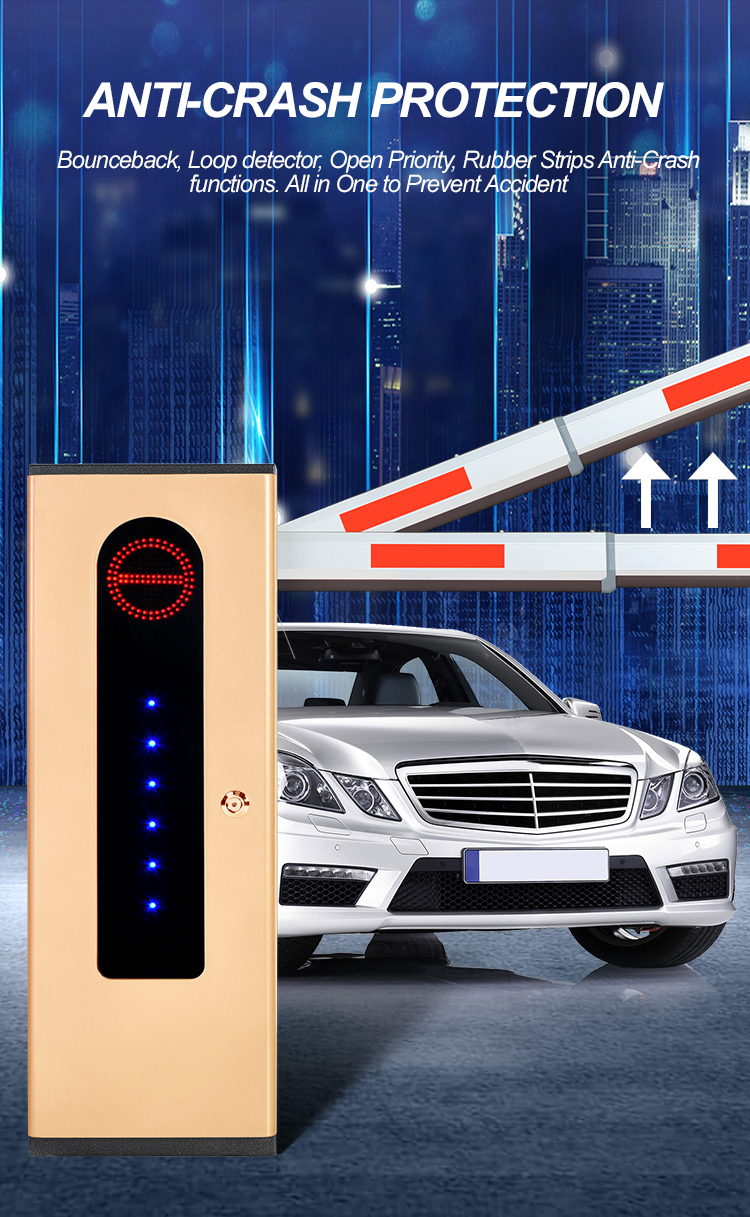 Application of roadway gates in hotels