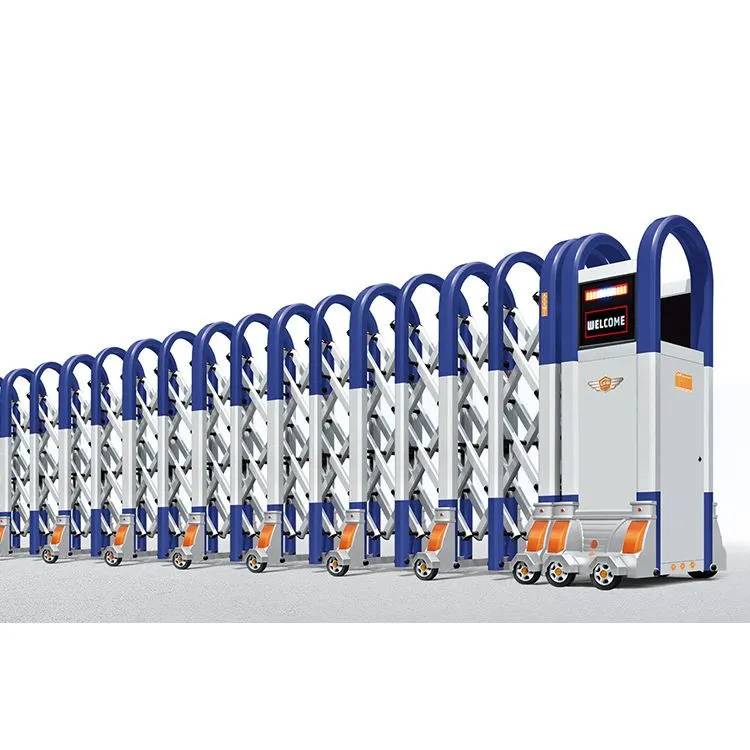 Electric automatic turnstile retractable driveway gate