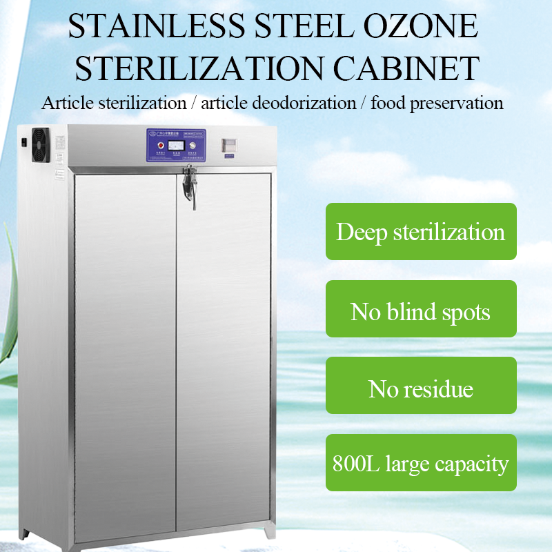 Stainless Steel Ozone Sterilization Cabinet for Food & Clothes Disinfection