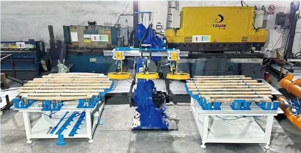 Efficient American Wood Pallet Nailing Robot for Precise Production ...