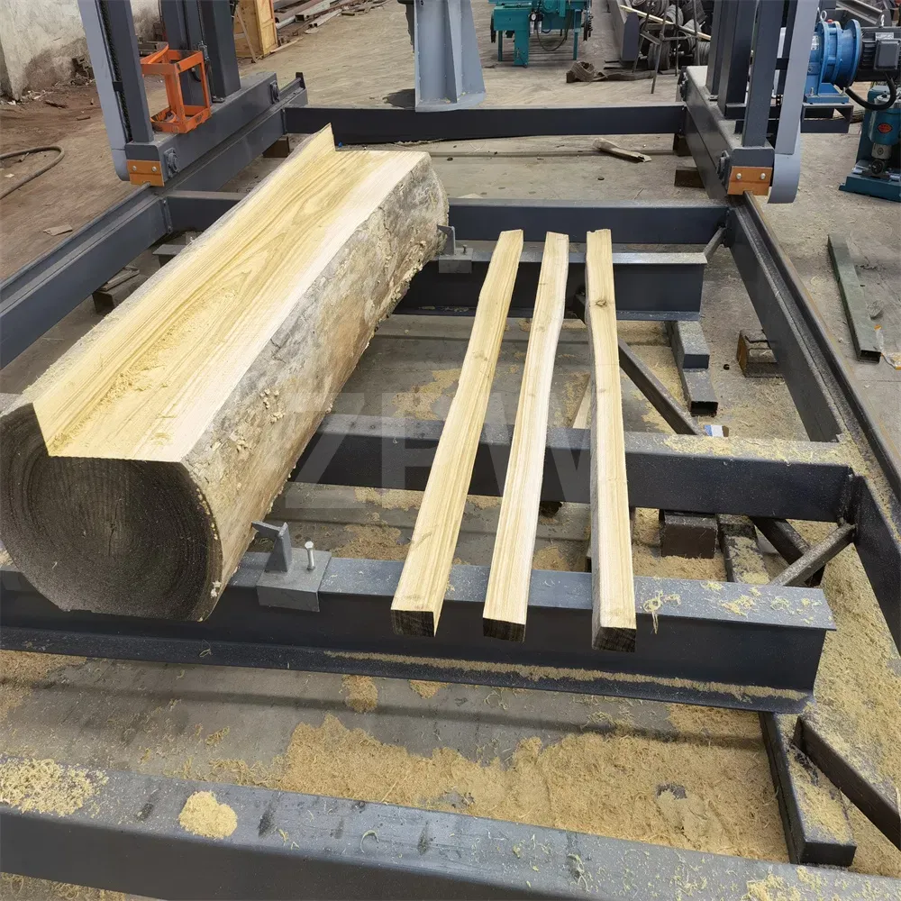 Portable Sawmill Double Blade Angle Circular Saw