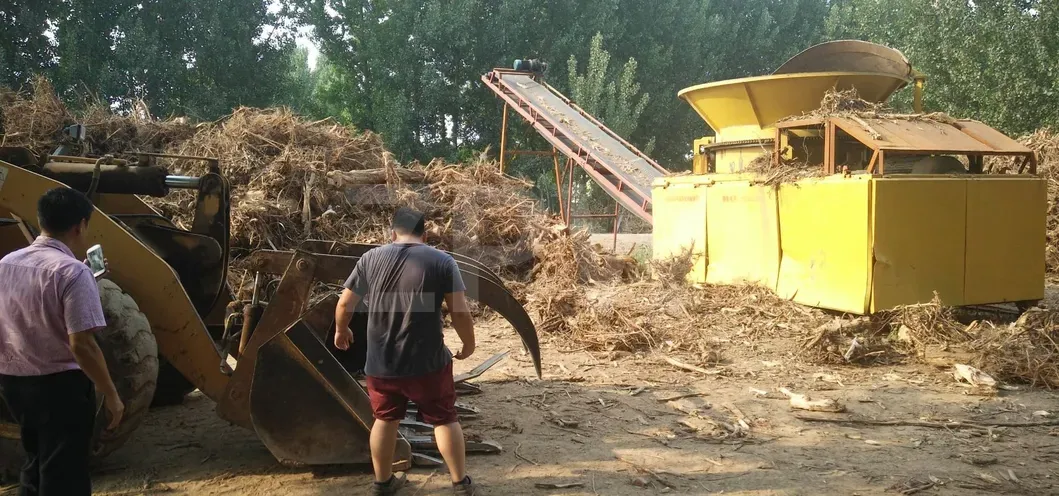 Efficient Tree Branch Wood Chip Machine & Bamboo Chipper for Quick Mulching