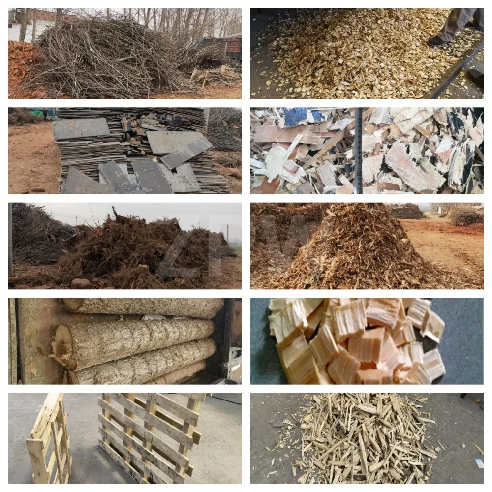 Efficient Wooden Crusher & Wood Chipper for Forestry Waste & Tree Logs ...