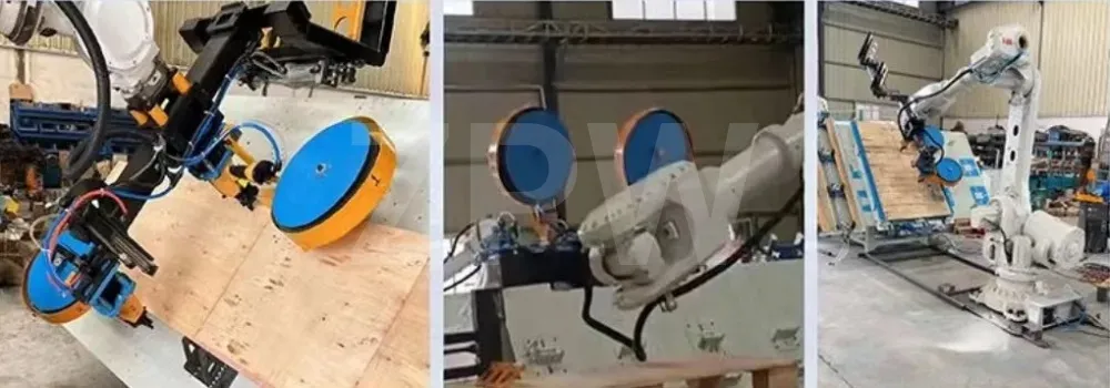 Efficient Automatic Robot for Streamlined Wooden Pallet Production Process