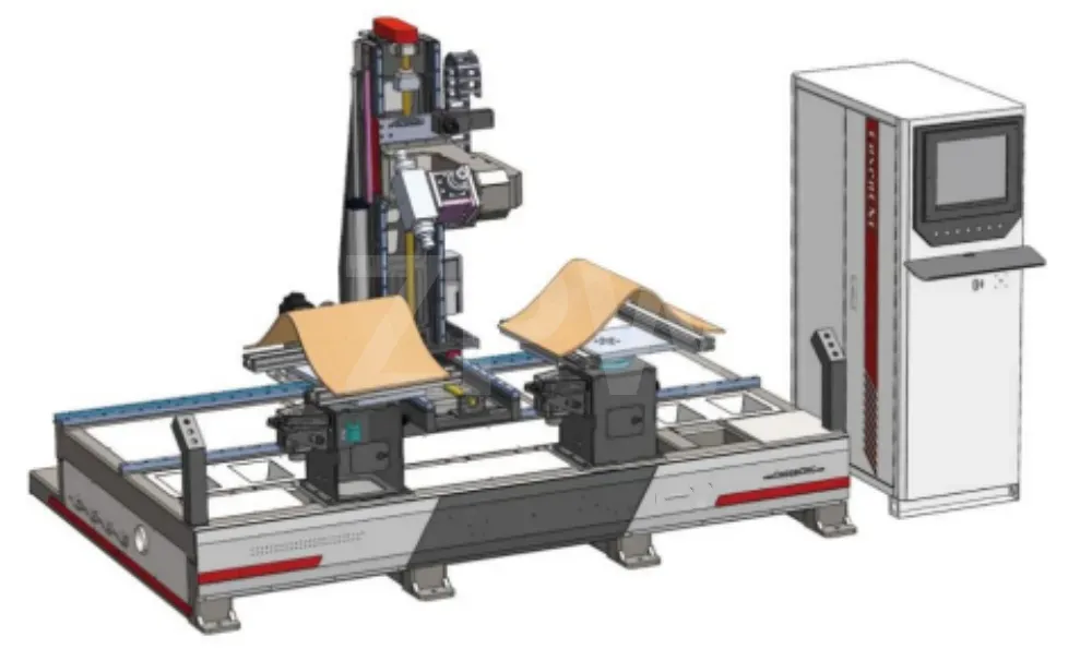 Top-Rated CNC Curved Saw & Wood Lathe for Precision Log Milling & Engraving