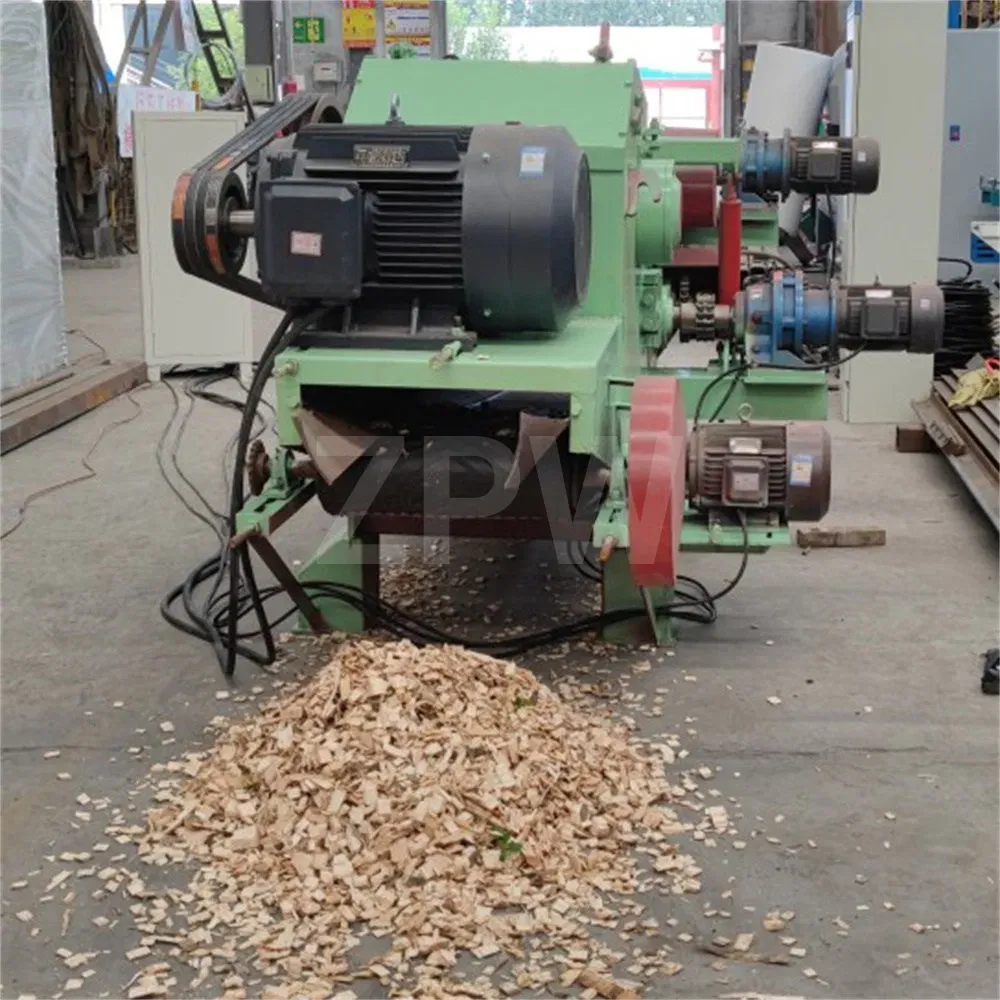 High-Efficiency Disk Type Wood Chipper & Log Debarker for Paper Production