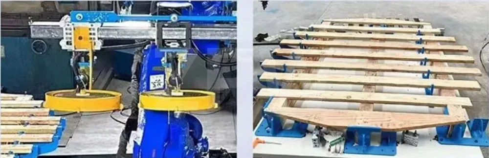 Efficient Automatic Robot for Streamlined Wooden Pallet Production Process