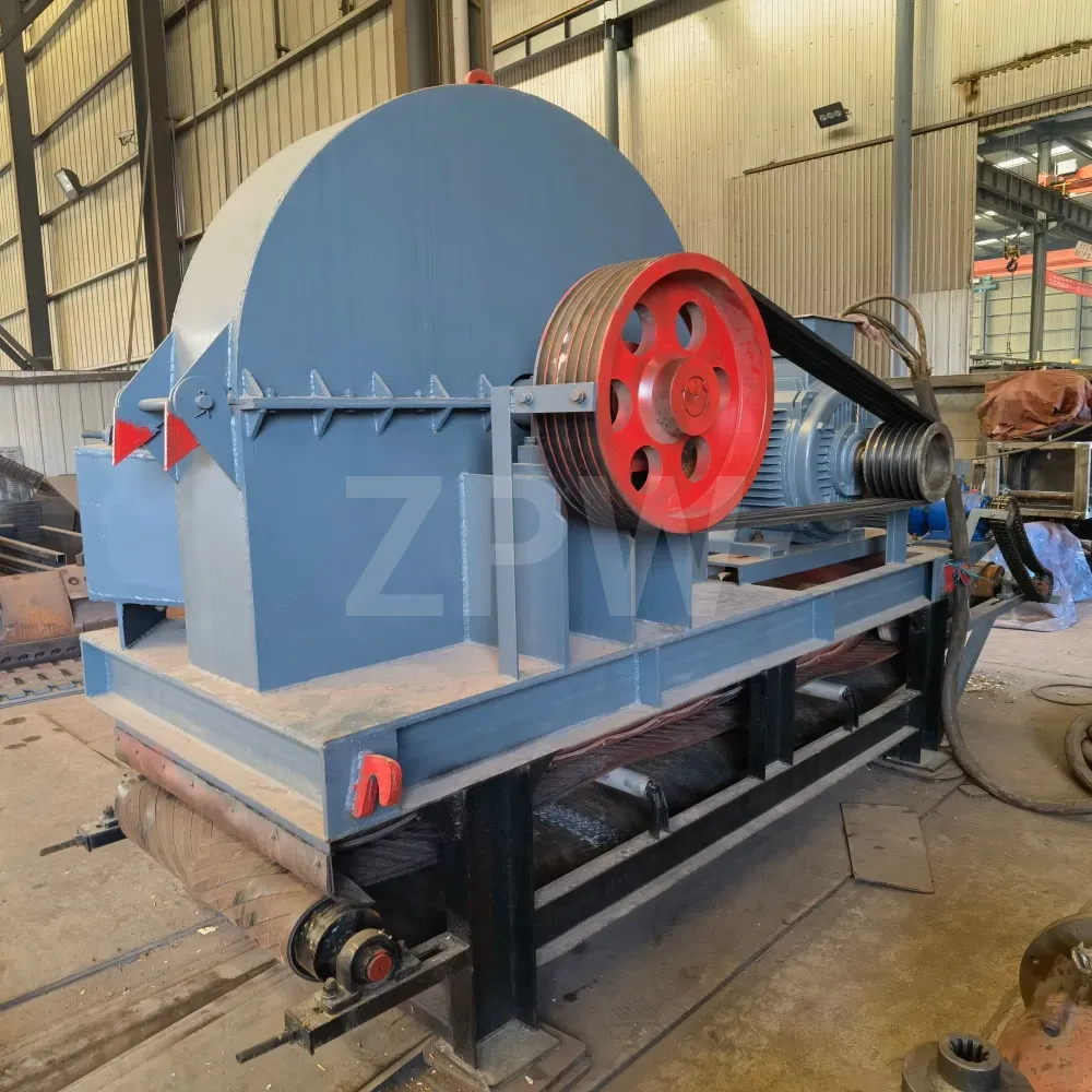 High-Efficiency Disk Type Wood Chipper & Log Debarker for Paper Production