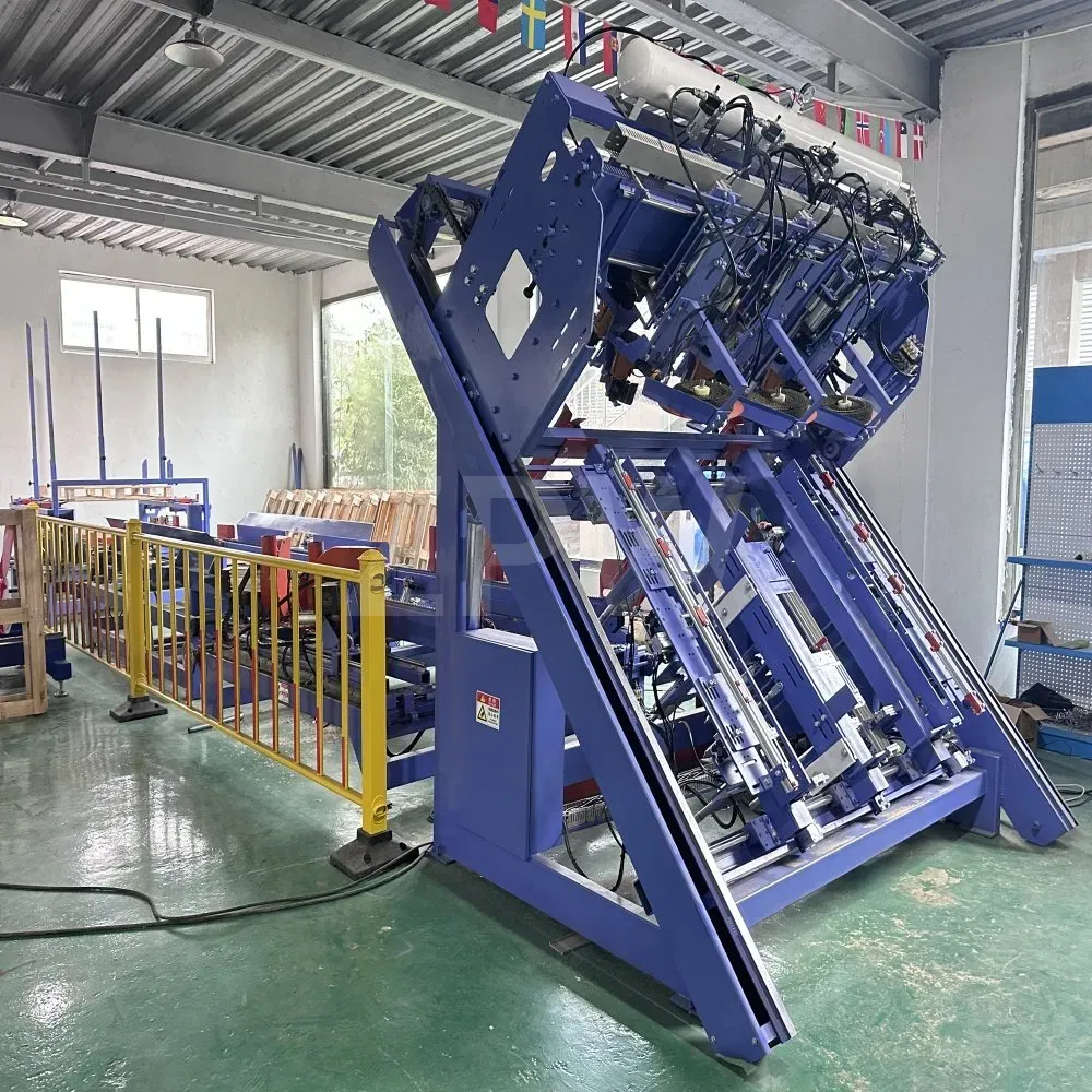 Automatic Euro Pallet Nailer Woodworking Block Pallet Nailing Machine